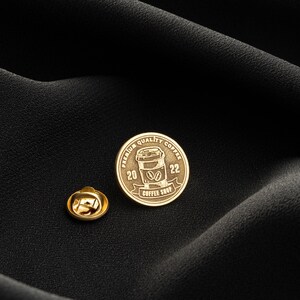 Custom Logo Brooch, Personalized Logo Lapel Pin, Custom Sign Collar Pin ...