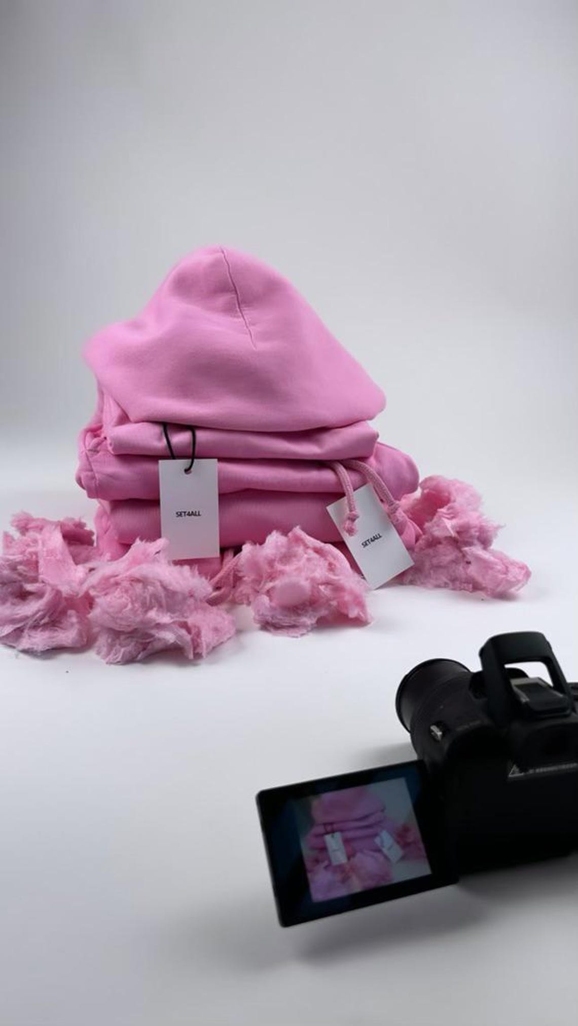 Cotton Candy Pink Heavyweight Hoodie - 100% Cotton | SET4ALL Candy ...