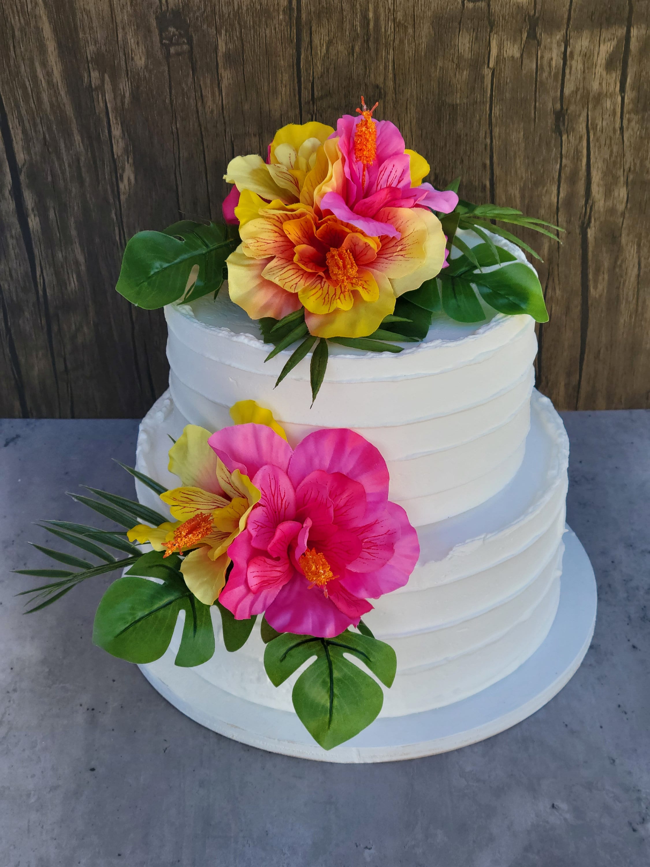 Tropical Cake Topper Tropical Wedding Cake Topper Hibiscus - Etsy