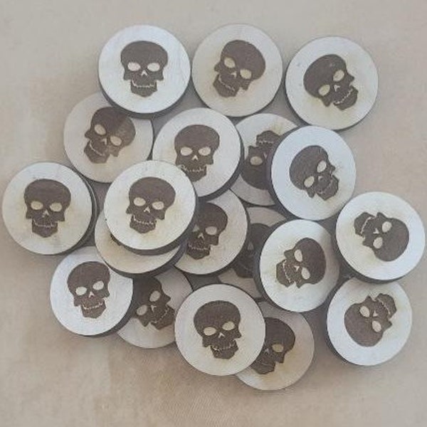 Skull Token - Etsy