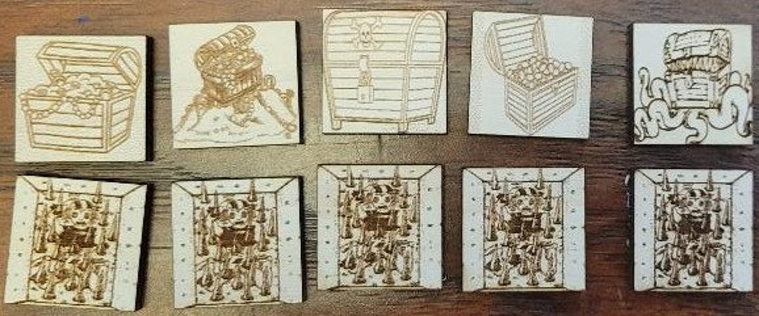 Treasure and Trap Tokens Starter Set-dungeons and Dragons - Etsy