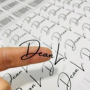 Any Size Colorful Die Cut Clear Stickers, Custom Clear Label ...