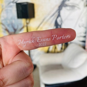 White Ink Product Labels, Any Size Transparent White Ink Stickers, Any ...