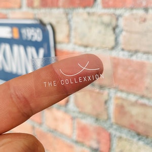 White Ink Product Labels, Any Size Transparent White Ink Stickers, Any ...