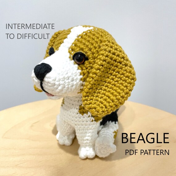Crochet Pattern Beagle Dog Amigurumi - Etsy Canada