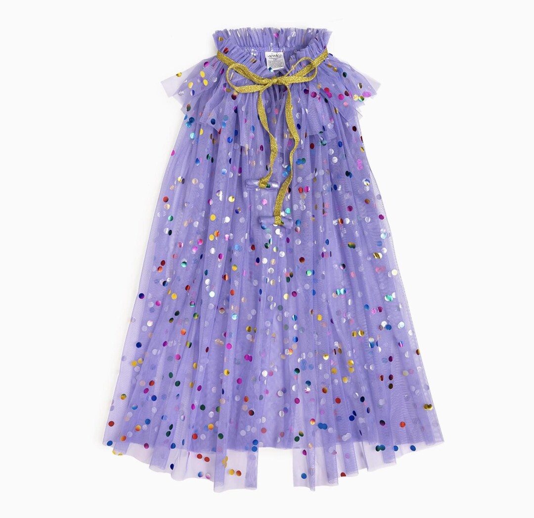 Purple Confetti Cape, Children's Clothing, Birthday, Superhero ...