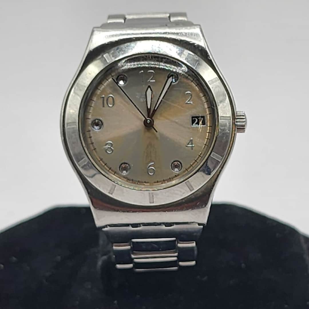 Swatch Irony Womens Stainless Steel Wrist Watch 2007 Timepiece Ladies ...