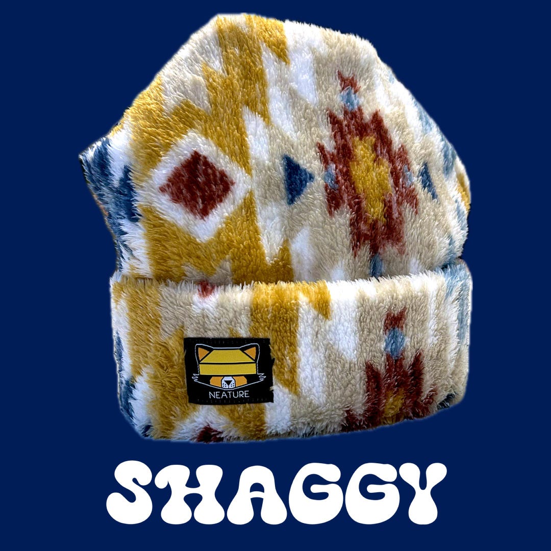 NEATURE SHAGGY Trapezoid CAP / Winter Hat / Ski Snowboard / Mega Soft ...