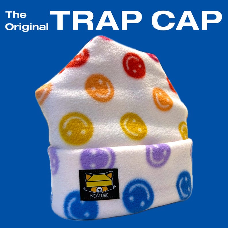 NEATURE - Fleece Trapezoid CAP / Ski + Snowboard Hat / Retro Vintage ...