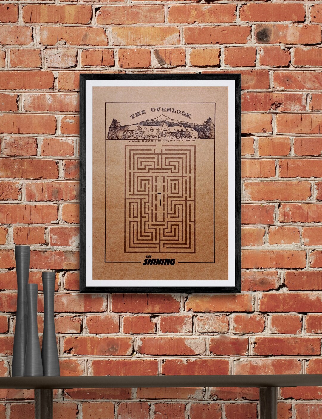 Stephen King Overlook Shining Hotel Poster Etsy