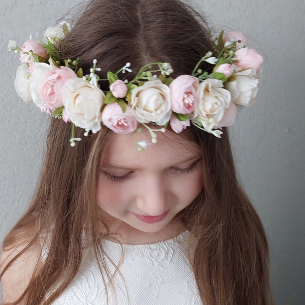 Flower Girl Halo - Etsy