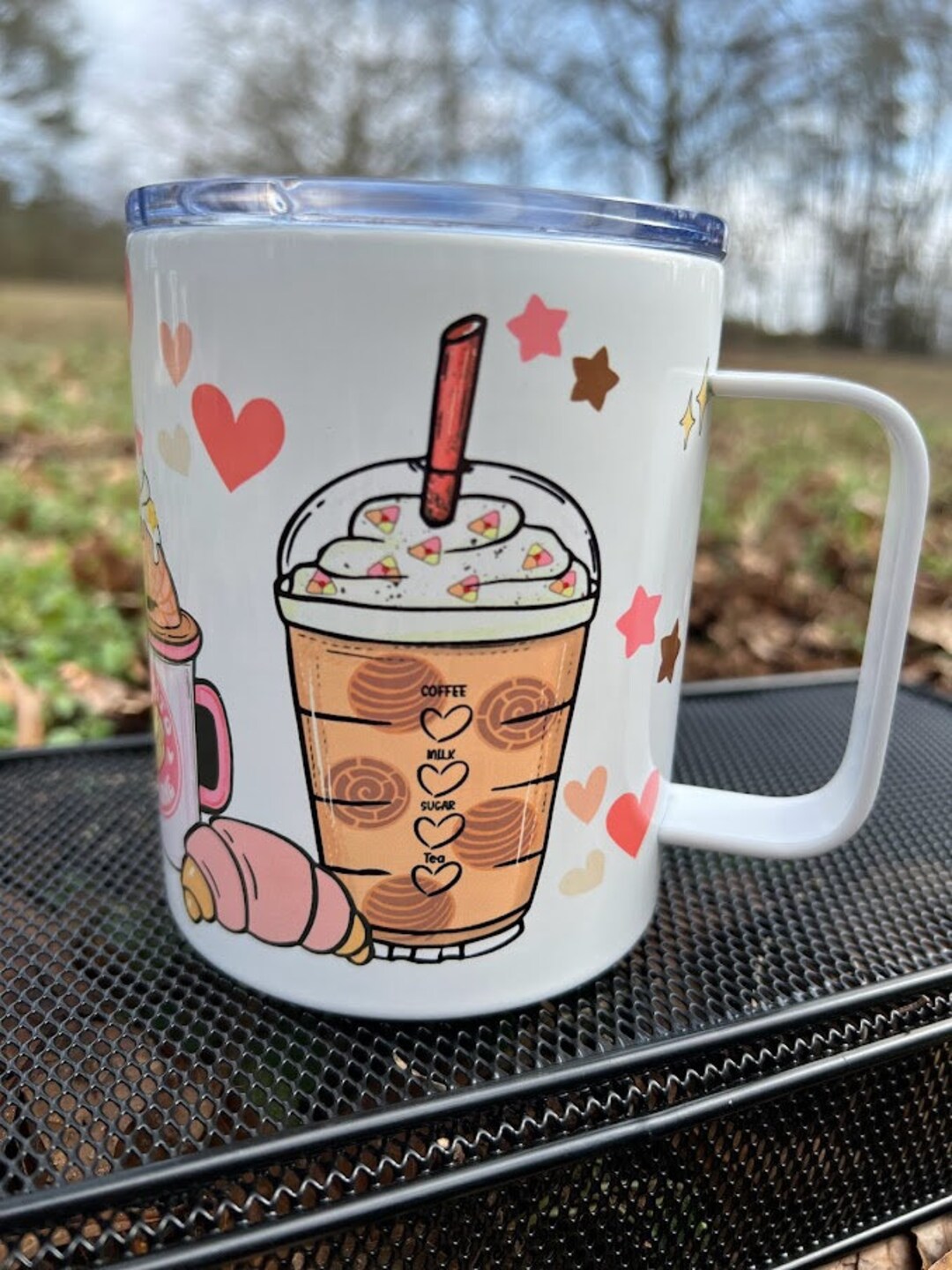 Cafecito&chisme Coffee Tumbler Cafecito Y Chisme Mini - Etsy