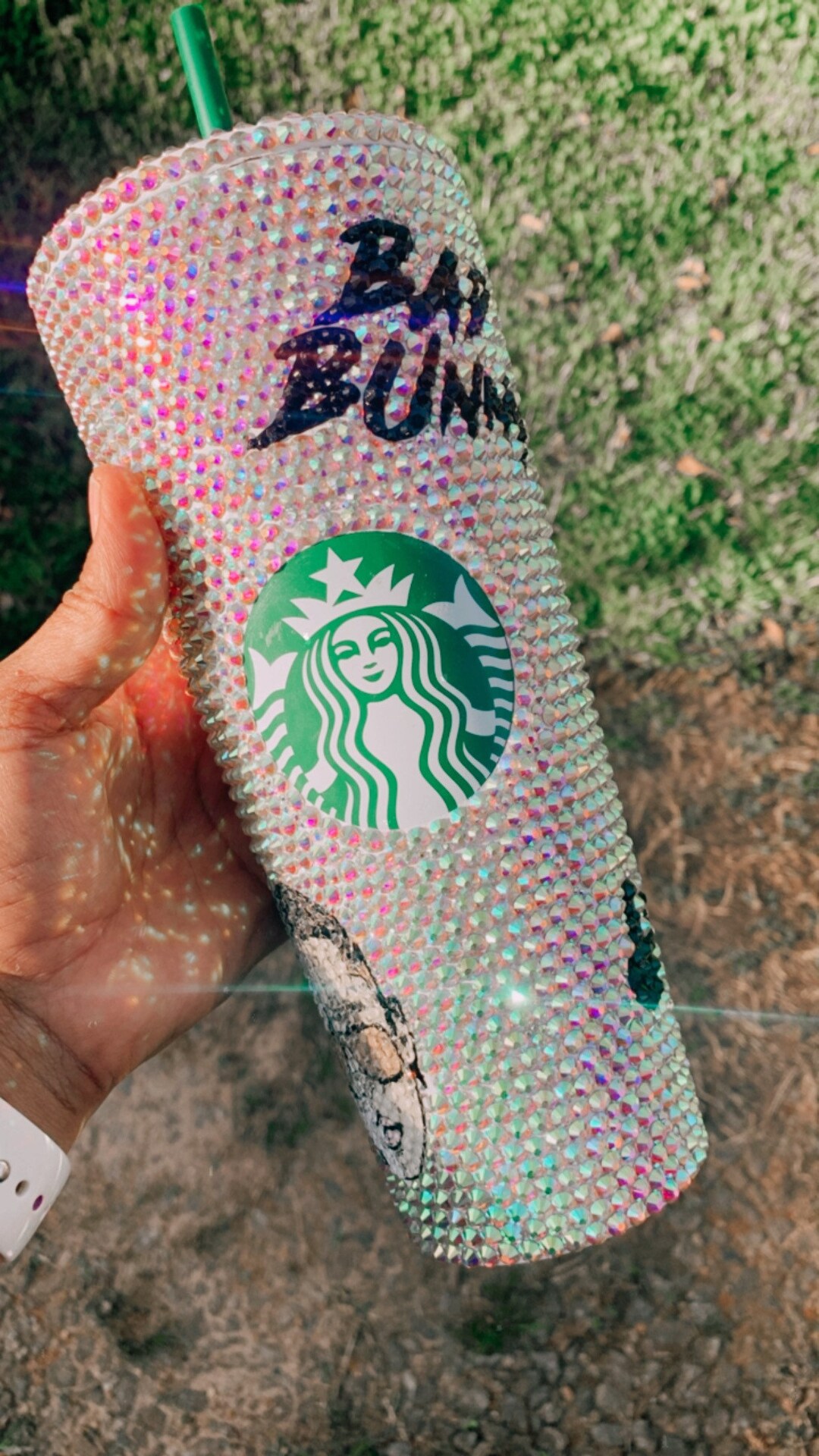 Bad Bunny Rhinestone Starbucks Tumbler bad Bunny Cup rhinestone Venti ...