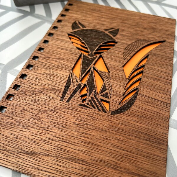 Fox Notebook - Etsy