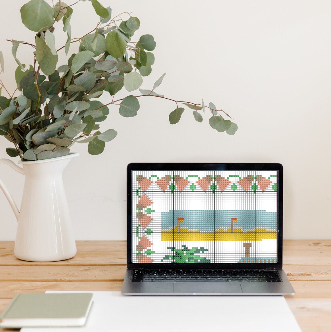 Australian Summer Cross Stitch Pattern, Seasons of the Year, Beach Life ...