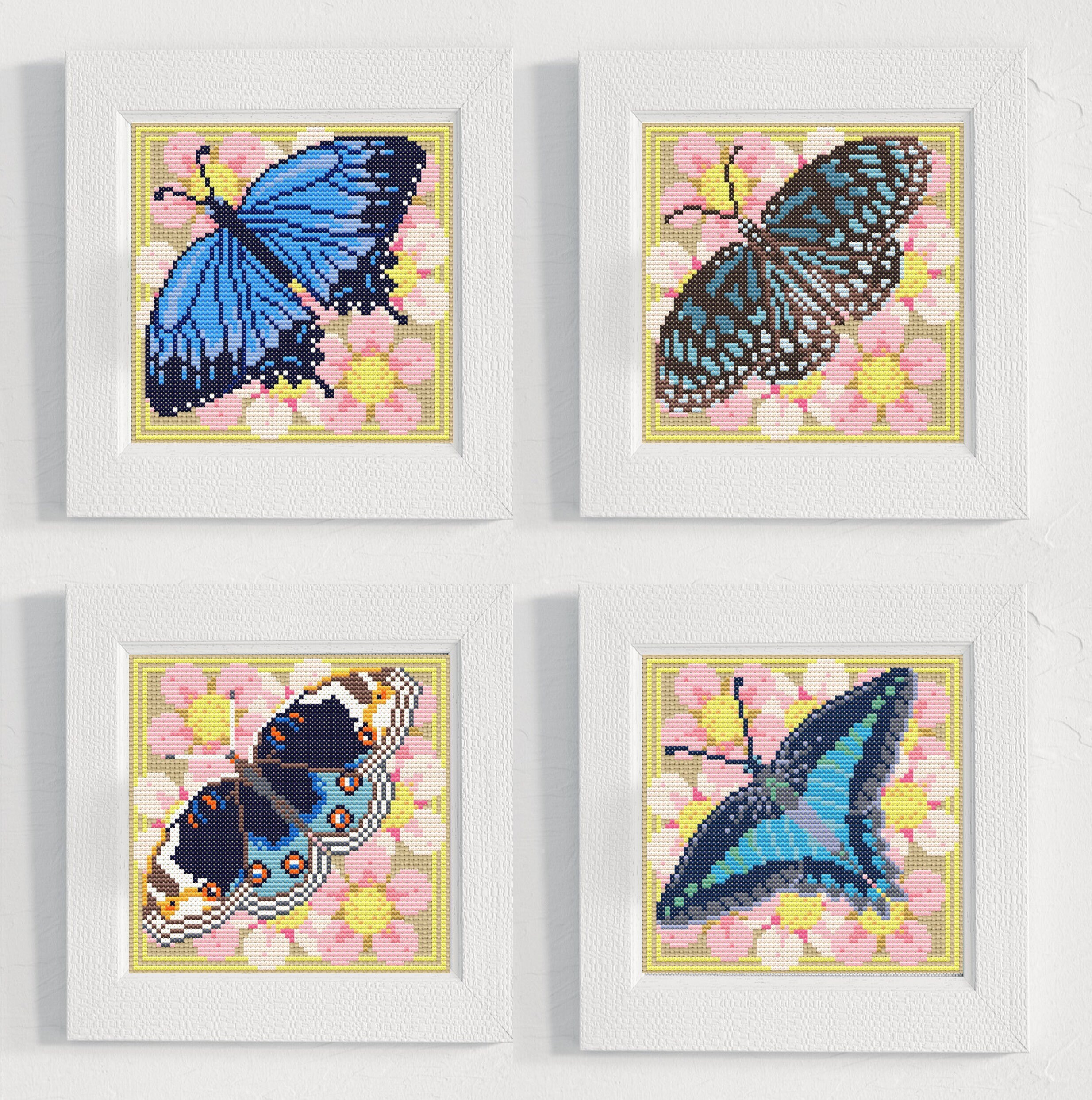 Blue Argus Butterfly Cross Stitch Pattern: Australian Design (PDF ...