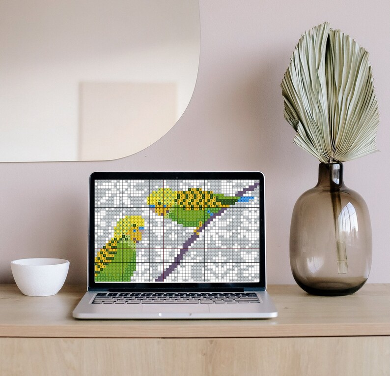 Australian Bird Cross Stitch Pattern, Blue Wren and Friends, PDF ...