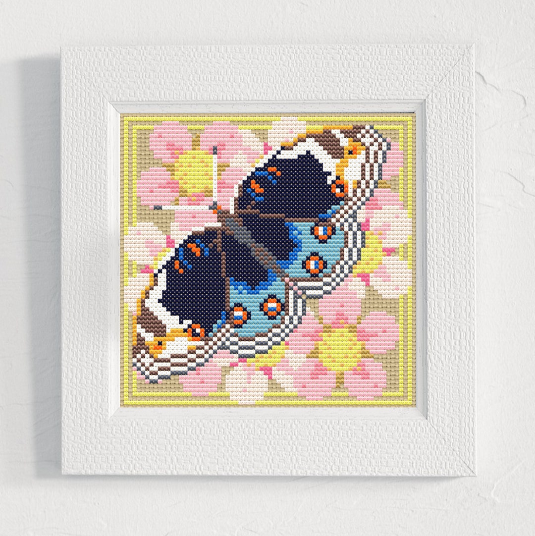 Blue Argus Butterfly Cross Stitch Pattern: Australian Design (PDF ...