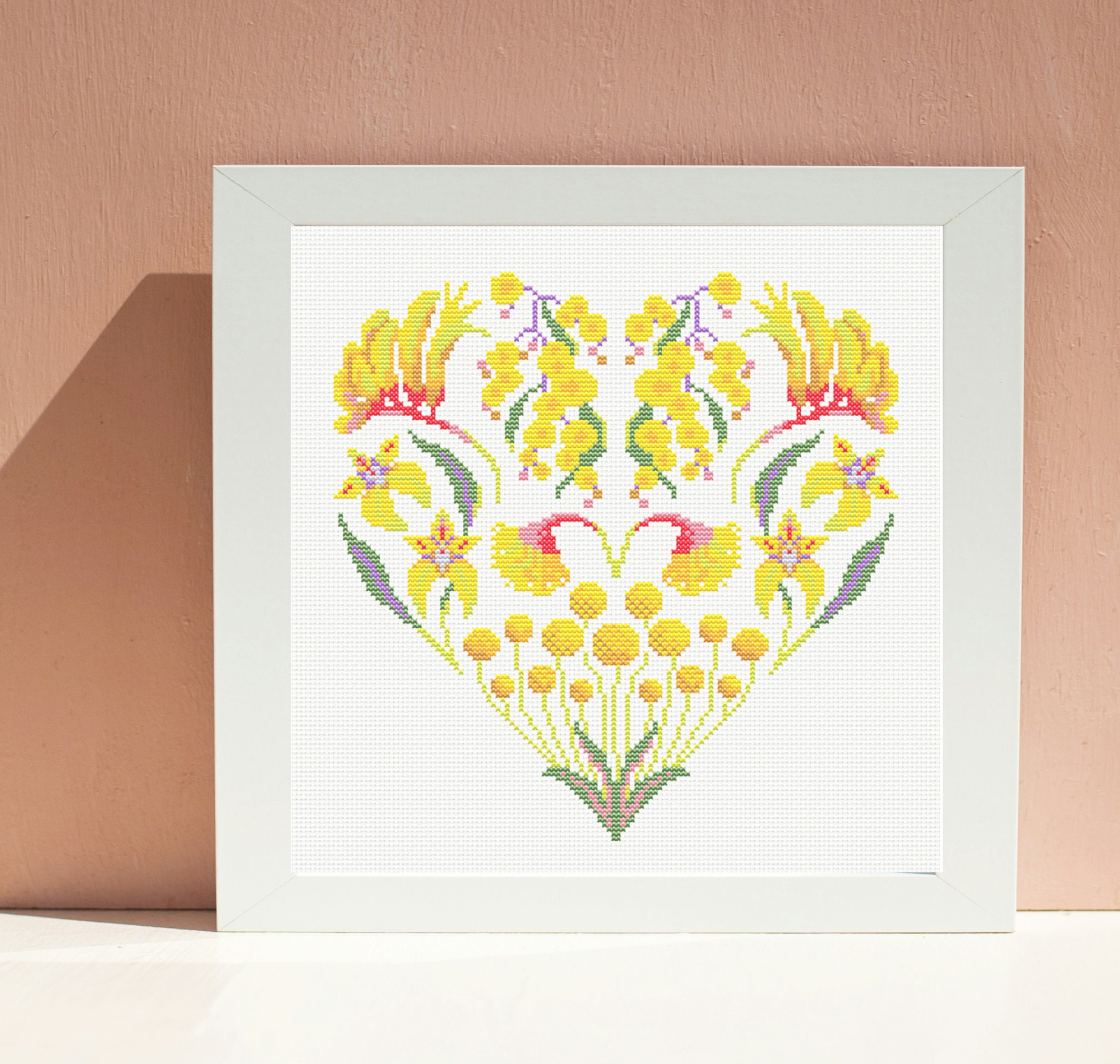 Golden Wildflower Sampler, PDF Cross Stitch Pattern, Australian Flora ...