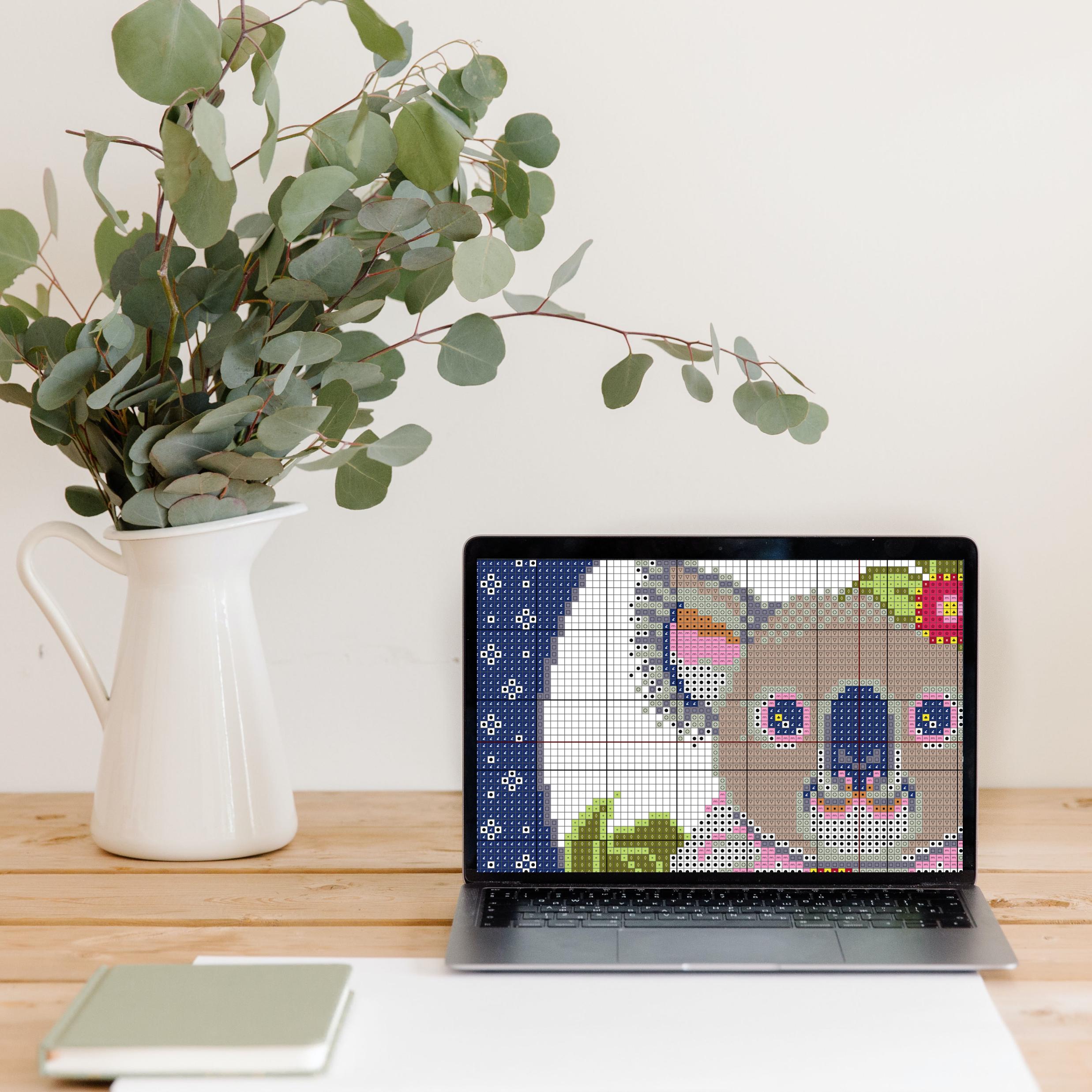 Koala Cross Stitch Pattern, Australian Animal, Christmas Cheer, PDF ...