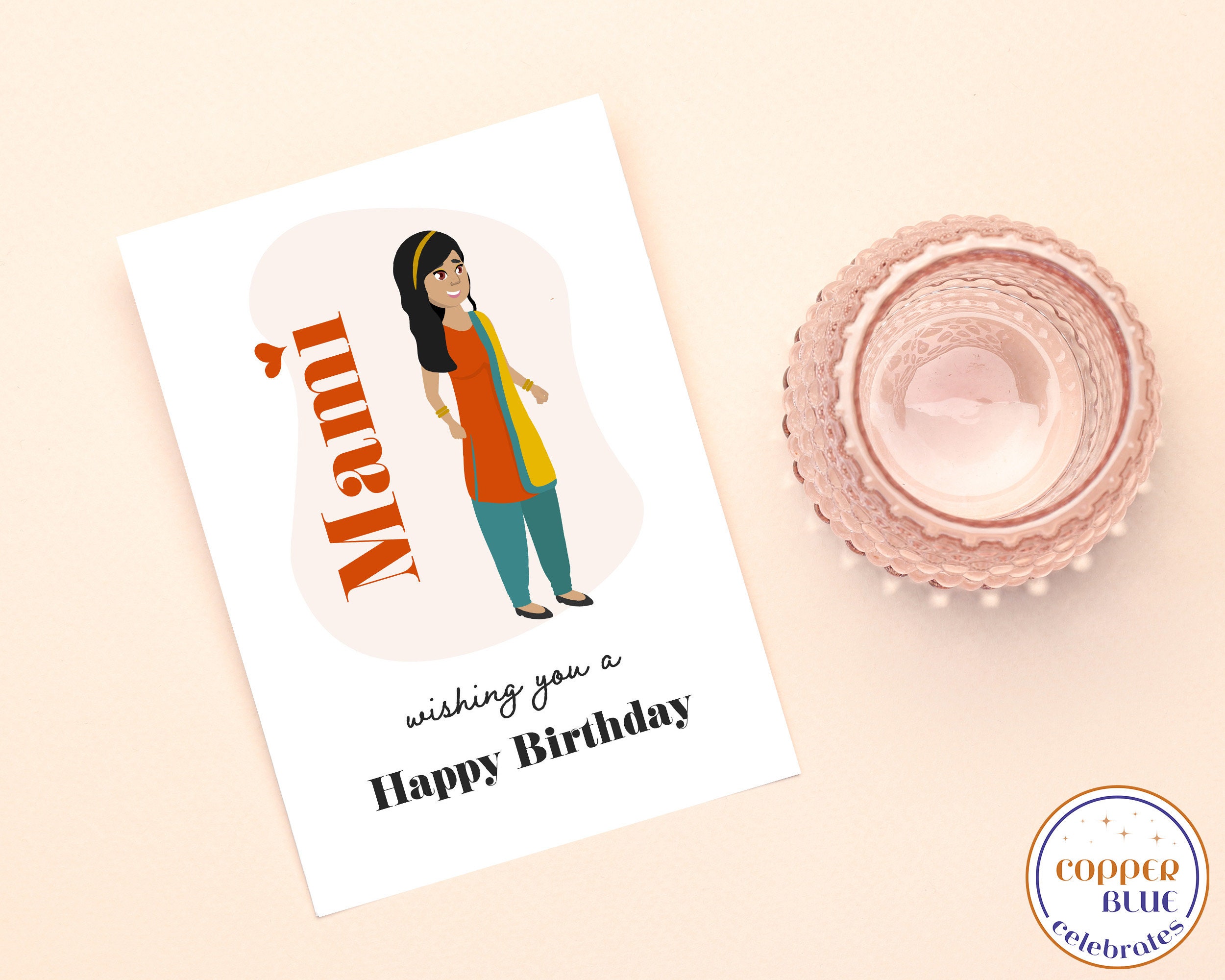 Mami Happy Birthday Card | Indian Maternal Auntie Birthday Wishes ...
