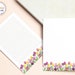 A4 Lined and Unlined Tulip Printable Paper Spring Writing Sheets Floral ...