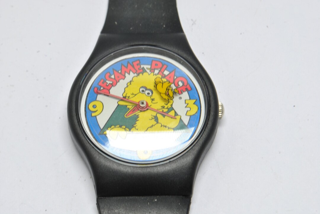 Sesame Place Vintage Plastic Watch - Etsy