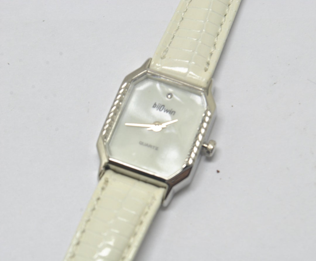 BIJOWIN White Watch, Small Rectangular Watch - Etsy