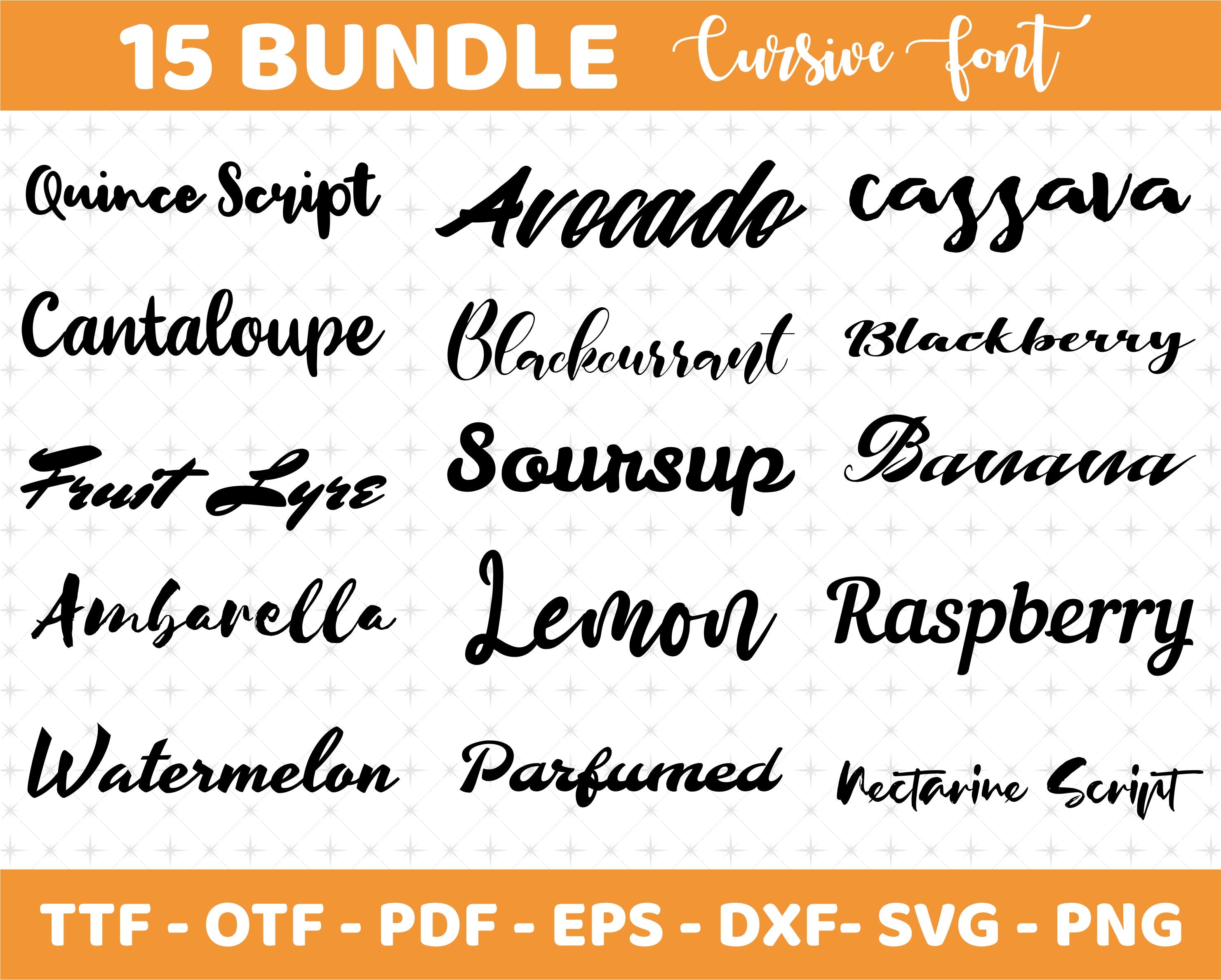 Cursive Svg Font Bundle Cursive Signature Fonts For Cricut Etsy Vrogue