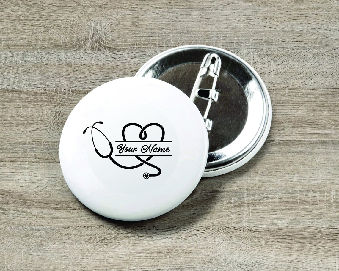 Stethoscope Heart Split Monogram Name Frame Heart Stethoscope - Etsy