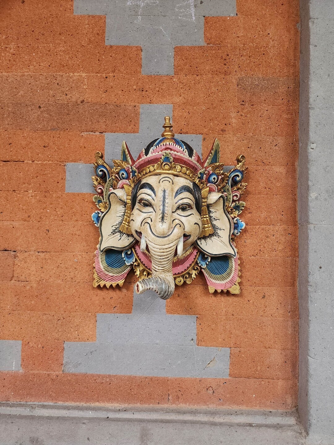 22cm Wooden Ganesh Mask Ganesh Mask Lord Ganesh Balinese - Etsy