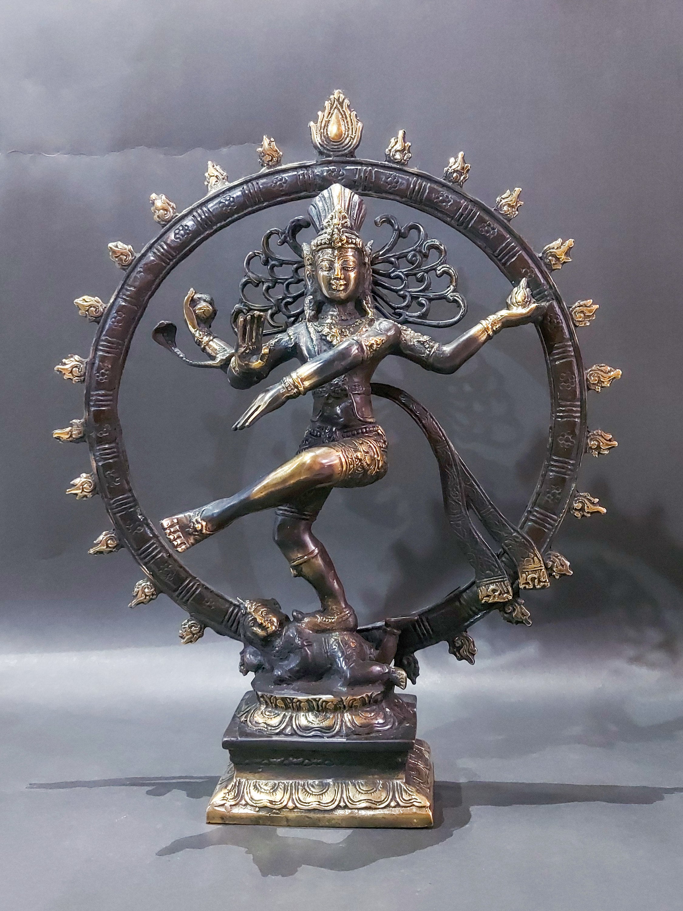 Tanzender Shiva, Shiva Nataraja, Bronze Statue, Gott Statue, Tanzender ...