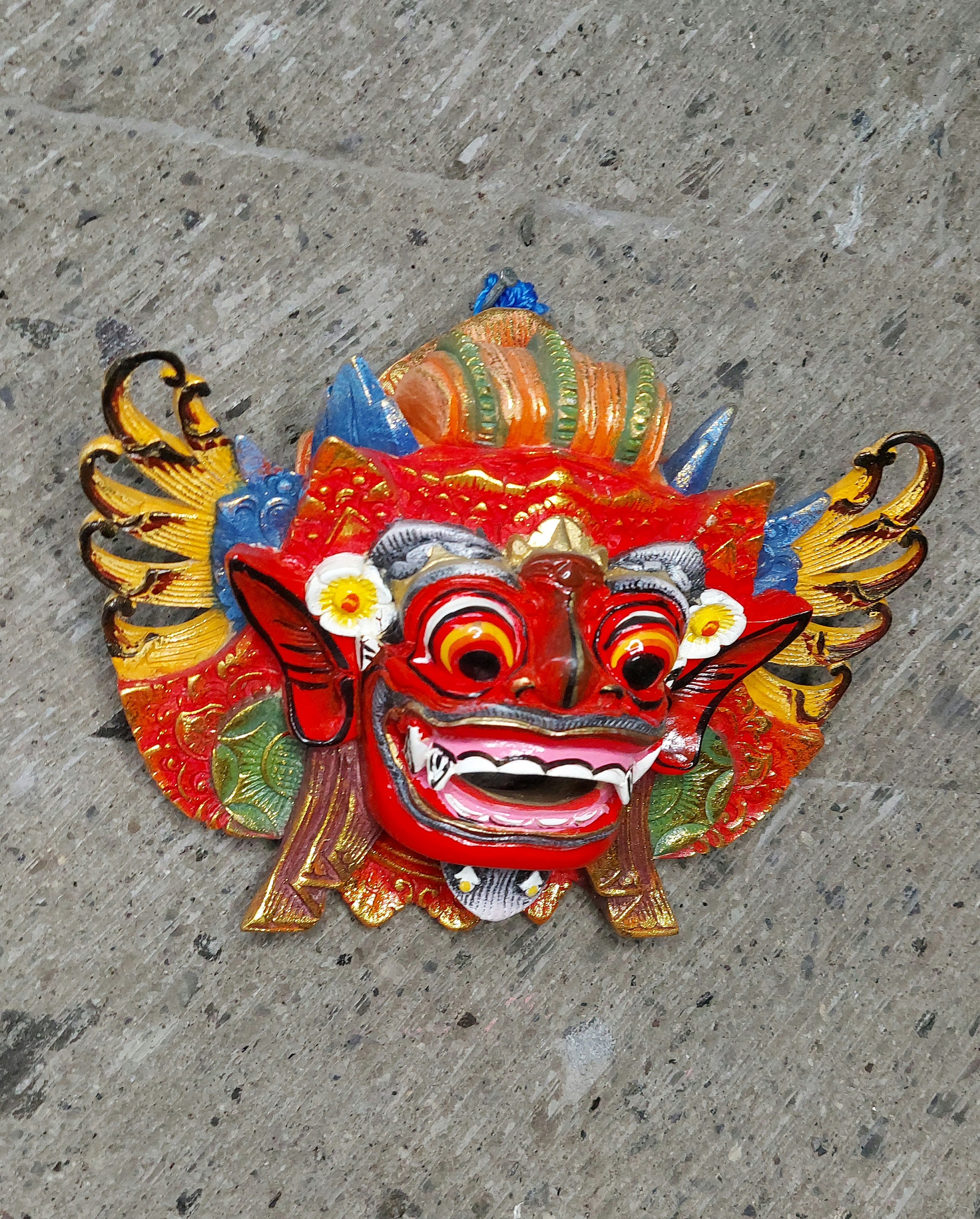 7 Wooden Barong Mask , Barong Mask , Balinese Mythology , Wooden Mask ...