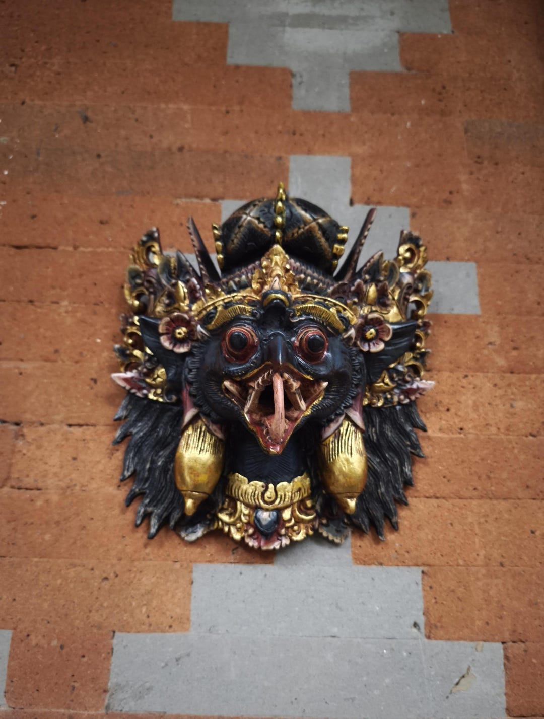 22cmgaruda Wooden Mask Garuda Bali Mask Mythology Exclusive Vintage ...