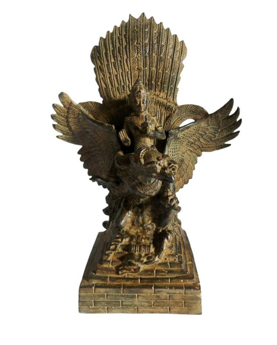 Miniature Garuda Vishnu Kencana Sculpture 14 Inch, Garuda Vishnu ...