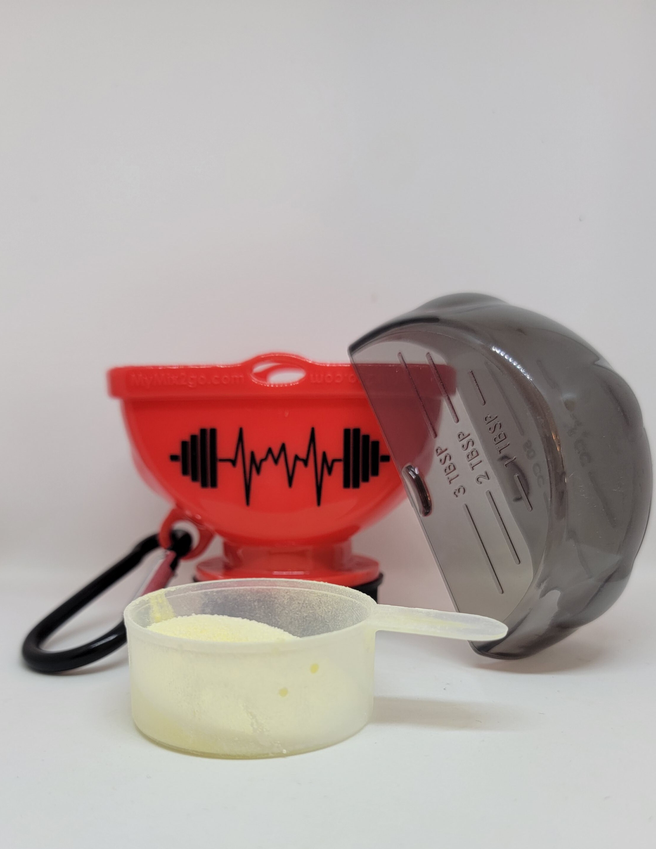 Portable Supplement Powder Storage Container/funnel With Keychain 120CC ...
