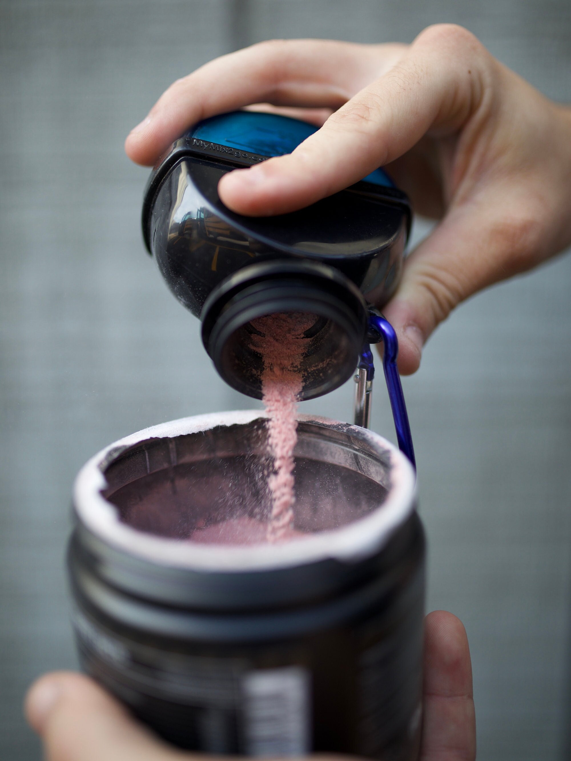 2- Pack Portable Supplement Powder Storage Container/funnel With ...