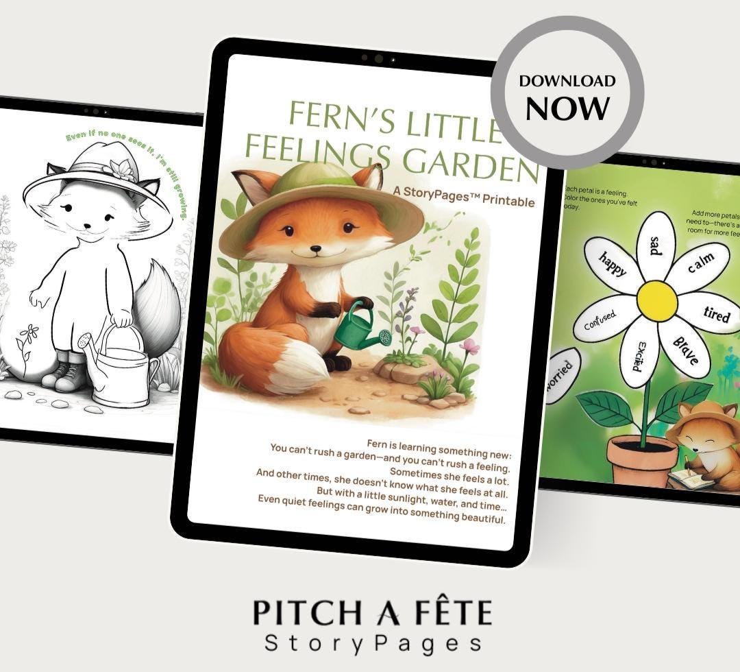 Fern’s Little Feelings Garden Printable SEL Workbook | Preschool ...