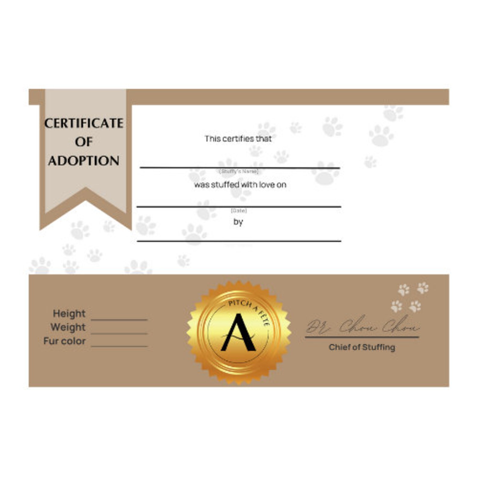 Make Your Own Stuffed Animal DIY Plush Pal Kit 16 In. Gorilla Unstuffed ...