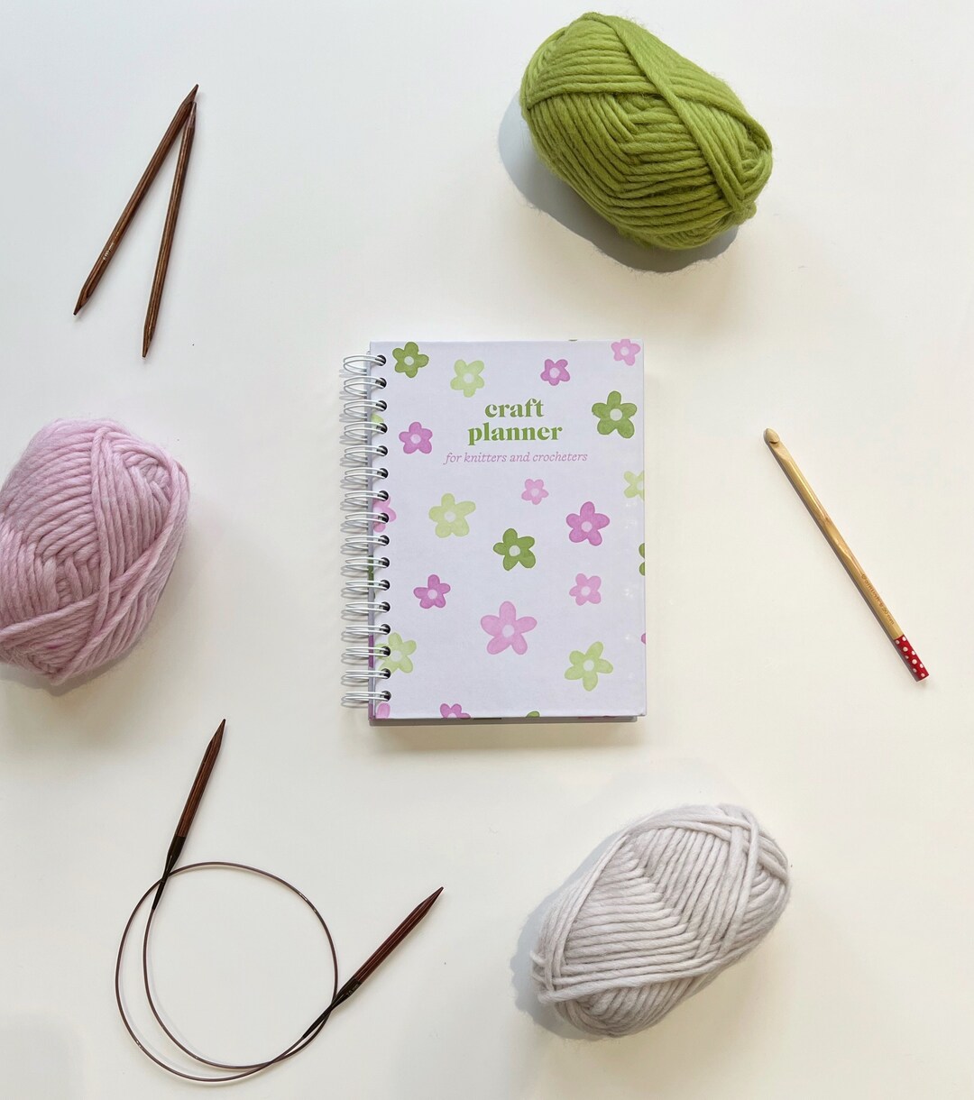 Craft Planner Craft Journal Cute Knitting and Crochet - Etsy