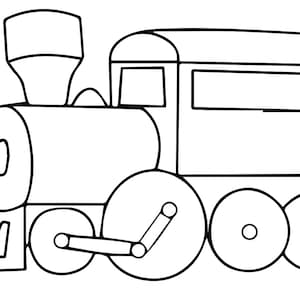 Train Bundle Coloring Pages for Kids 12 Pages - Etsy