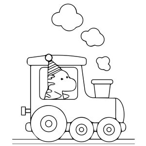 Train Bundle Coloring Pages for Kids 12 Pages - Etsy