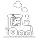Train Bundle Coloring Pages for Kids 12 Pages - Etsy