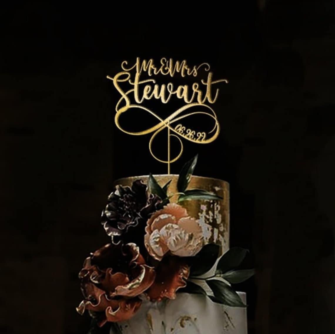 Rustic Wedding Cake Topper / Custom Cake Toppers for Wedding / - Etsy UK