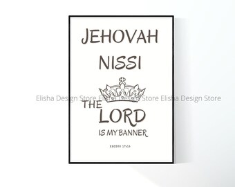 The Lord is My Banner - Etsy