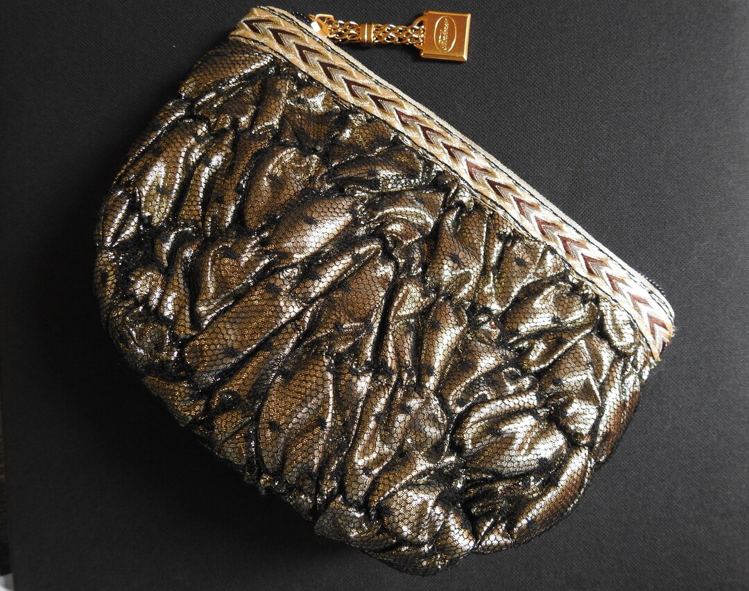 Beautiful Rare Italian 90s Vintage Borbonese Pochette Clutch Made in ...