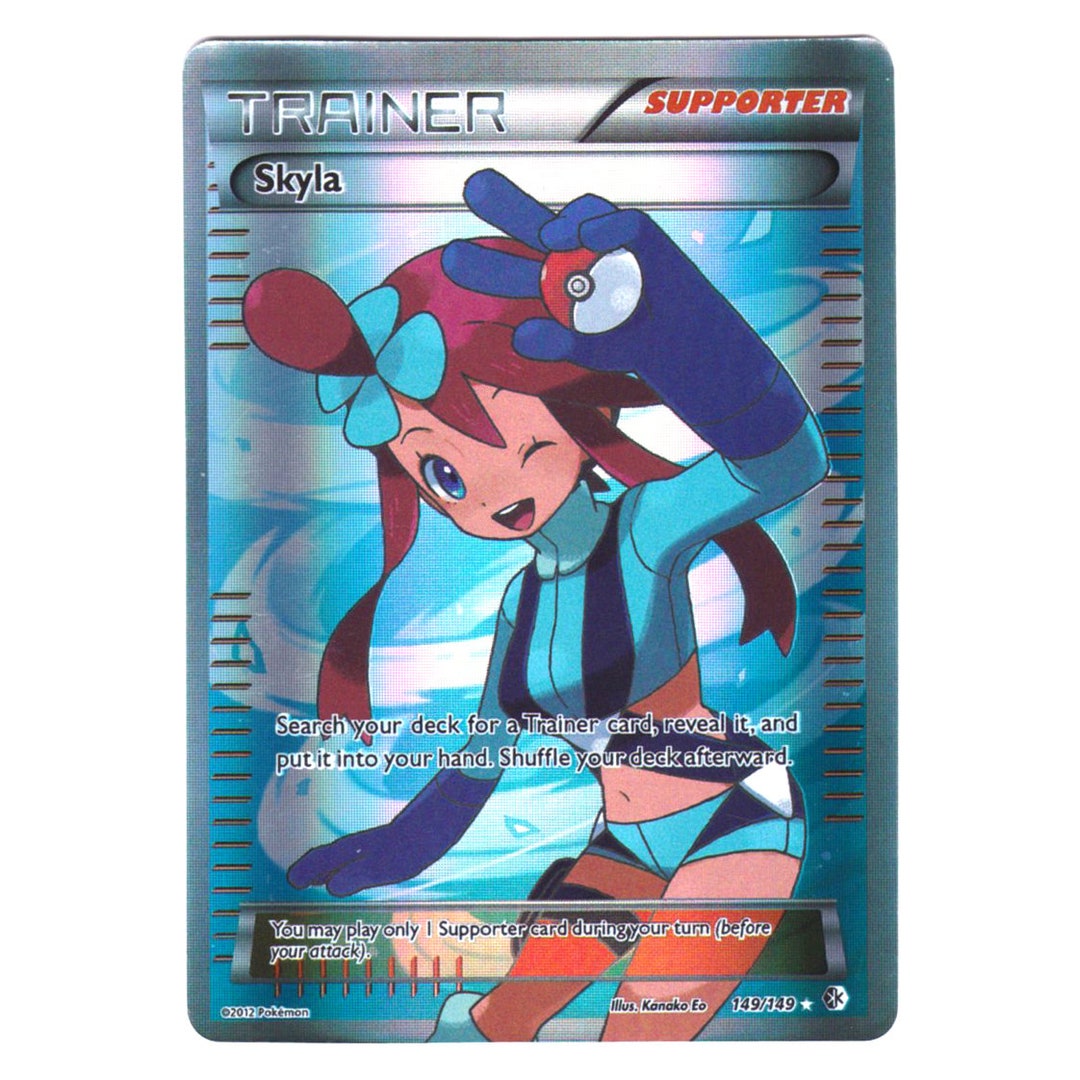 Skyla Trainer (full Art) Holo BW Boundaries Crossed 149/149 (custom ...