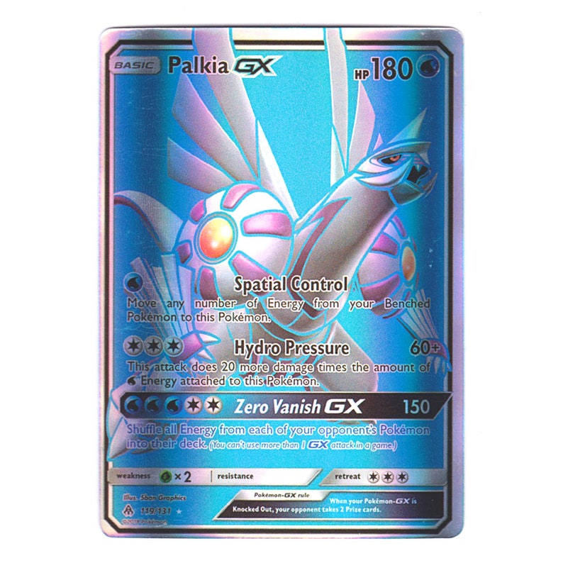 Palkia GX (full Art) Holo SM Forbidden Light 119/131 (custom | Proxy ...