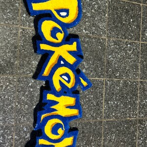 Pokémon Custom Tufted Rug Pokémon Christmas Gift - Etsy
