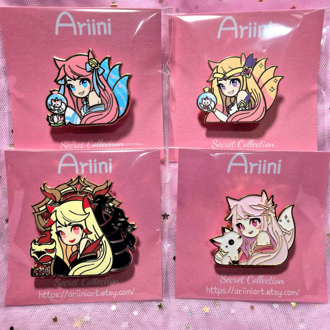Ahri Pin Hall of Legends Ahri Pin Star Guardian Ahri Pin Spirit Blossom ...
